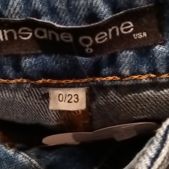 Insane Gene | Jeans | Nwt Insane Gene Blue Ripped Jeans Size 23 | Poshmark
